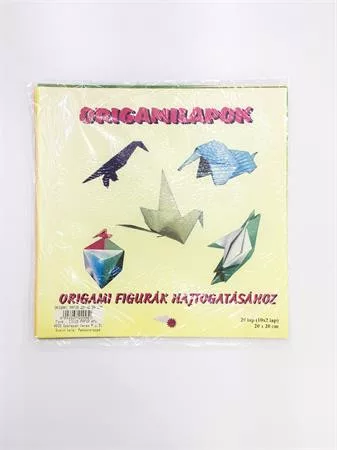 Origami papír, 20x20 cm, 20 lap (ISKE013) - OfficeMarket.hu irodaszer